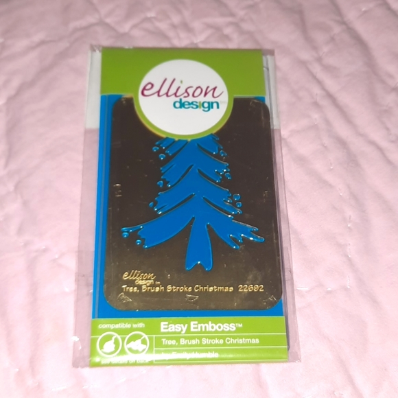 Ellison | Office | Ellison Easy Emboss Brush Stroke Christmas Tree ...